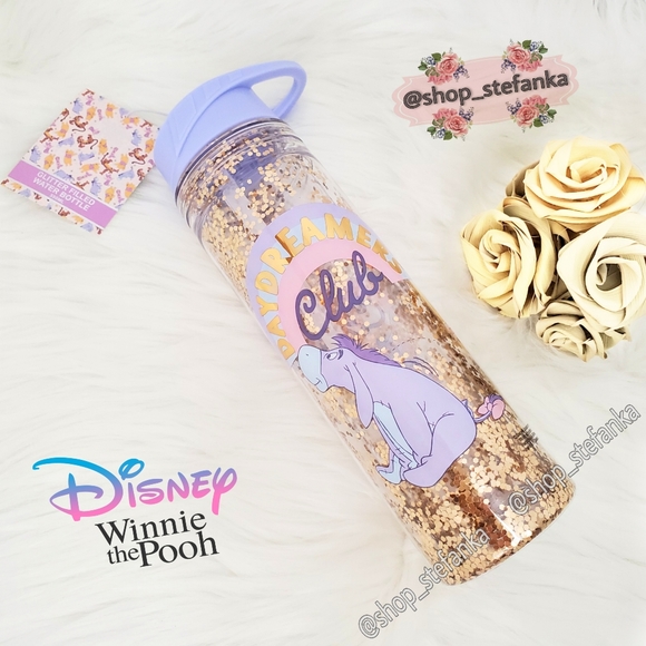 Disney | Dining | Eeyore Disney Glitter Filled Water Bottle | Poshmark